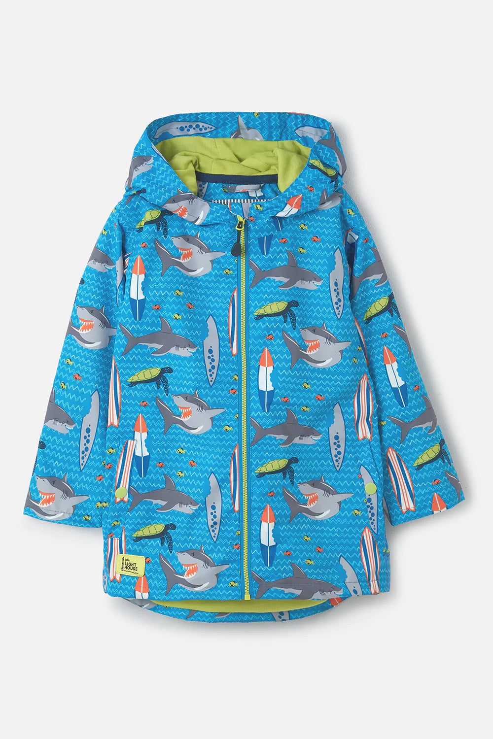 ETHAN- SHARK/SURF PRINT RAINCOAT – NCCE COUNTRY STORE SWATRAGH