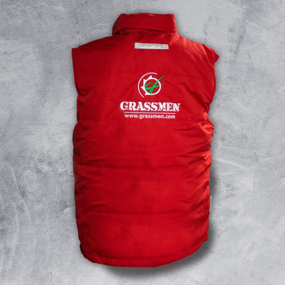 Grassmen Bodywarmer (Red) – NCCE COUNTRY STORE SWATRAGH